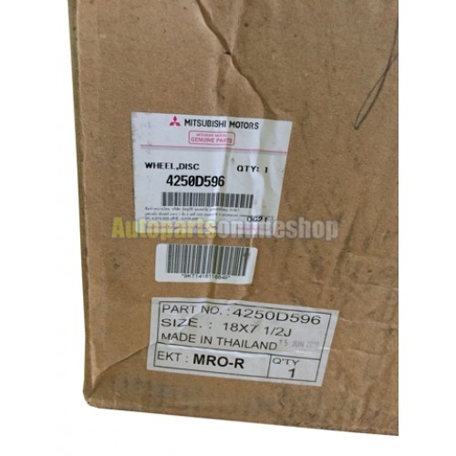 Genuine Mitsubishi Wheel Disc 4250D596